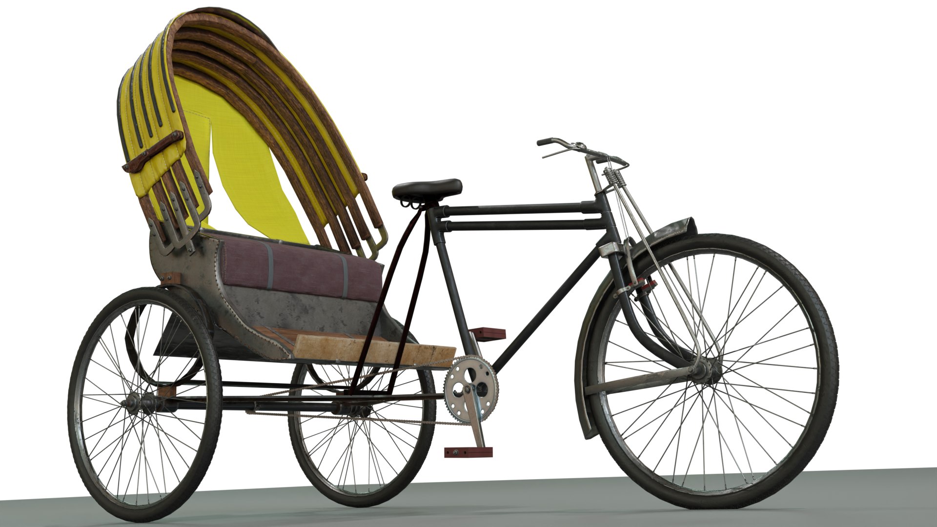 3D Rickshaw - TurboSquid 2139728