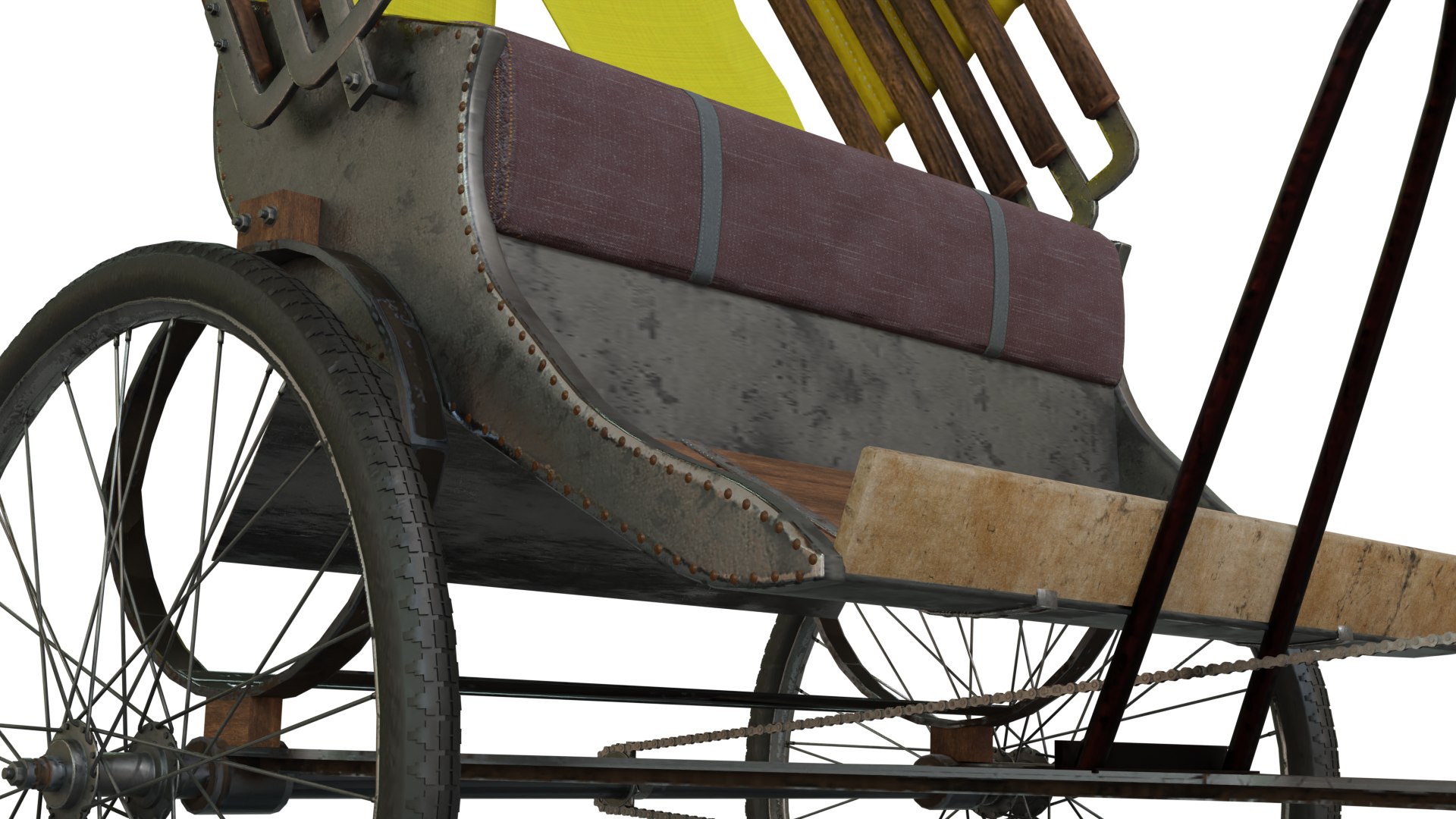 3D Rickshaw - TurboSquid 2139728