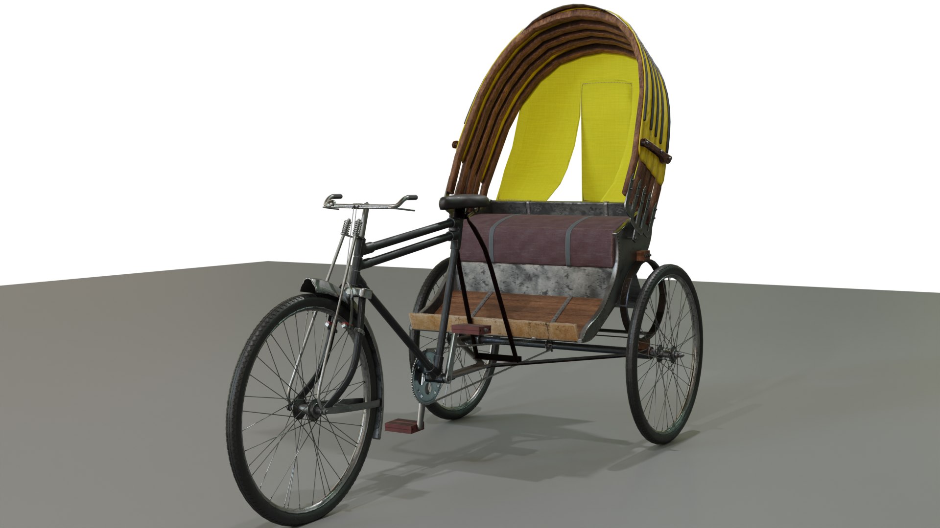 3D Rickshaw - TurboSquid 2139728