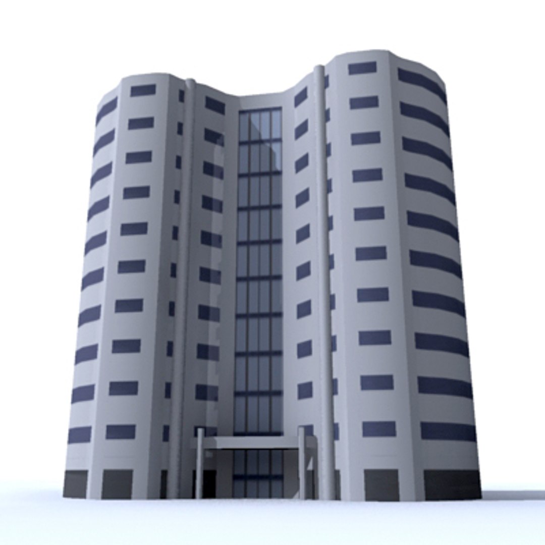 3d model of generic building