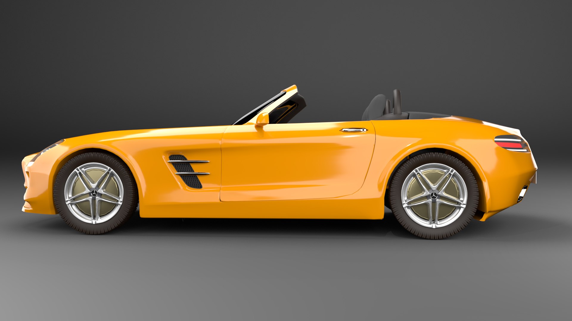 3D Mercedes AMG Convertible - TurboSquid 1899026