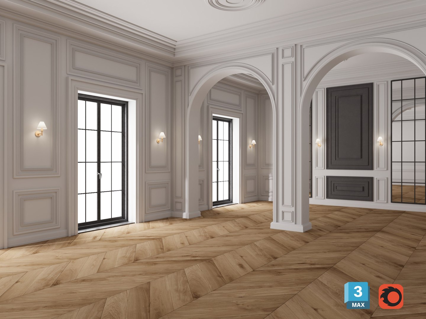 Loft Base Room Interior 4 Model - TurboSquid 2346638