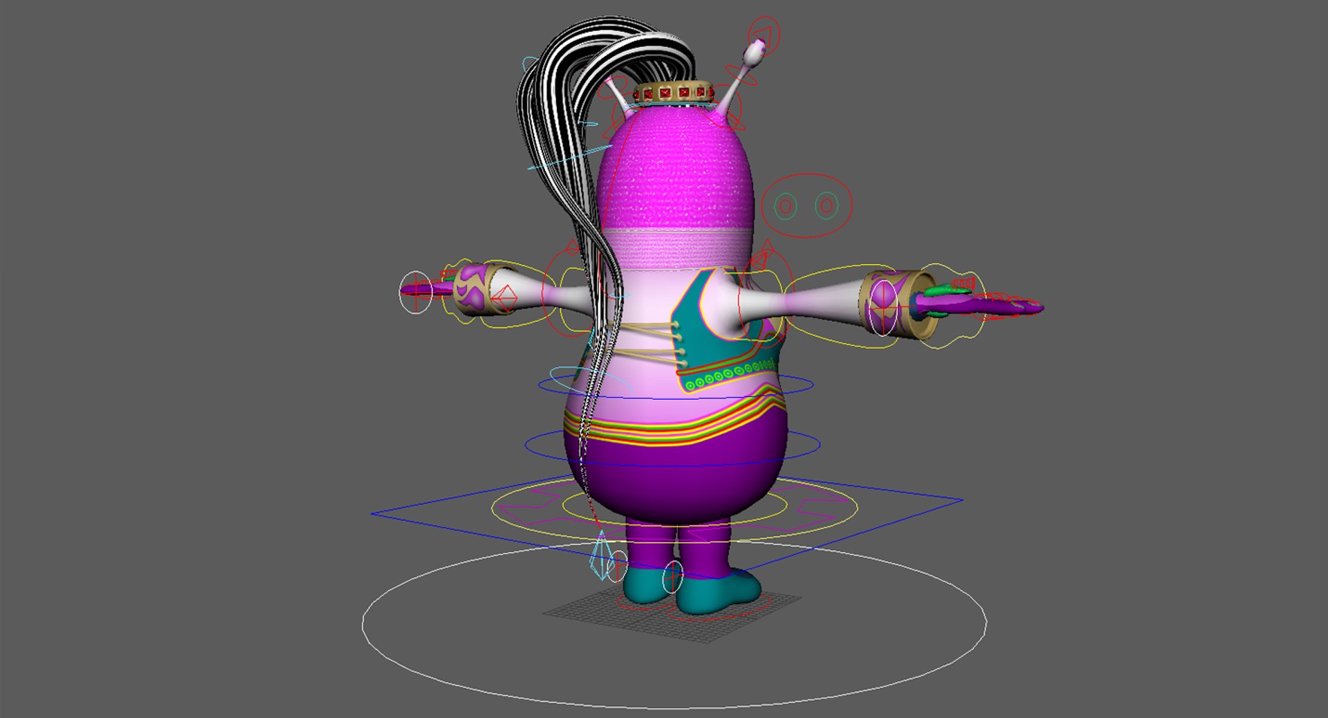 Alien Belly Dancer Character 3D - TurboSquid 1349615