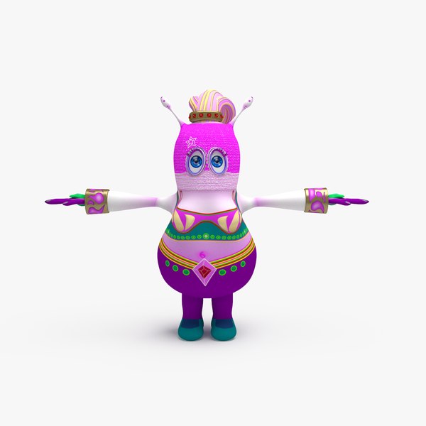 Alien belly dancer character 3D - TurboSquid 1349615