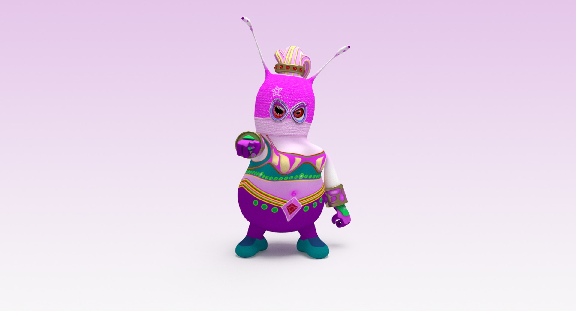 Alien Belly Dancer Character 3D - TurboSquid 1349615