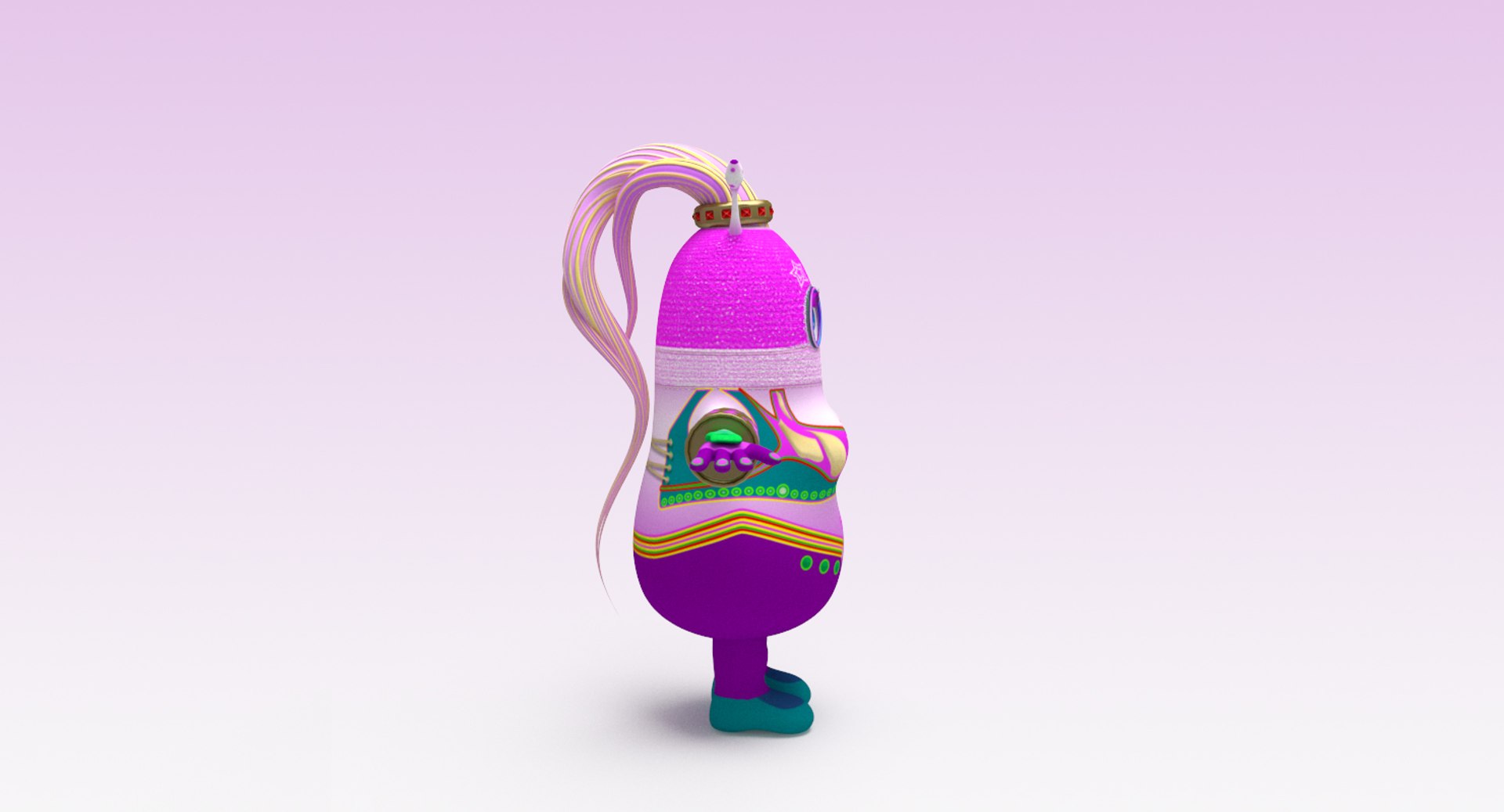 Alien Belly Dancer Character 3D - TurboSquid 1349615