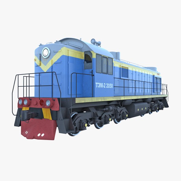 3D soviet diesel locomotive tem-2 model - TurboSquid 1368829