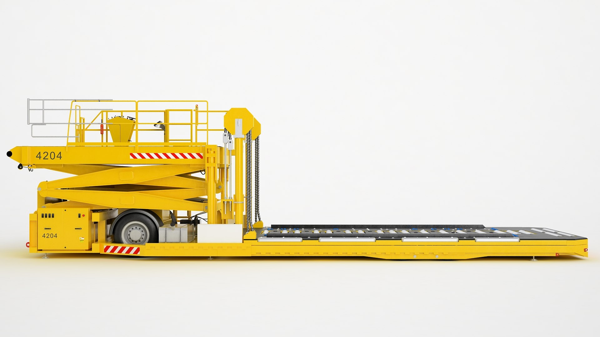 3D aircraft loader baggage model - TurboSquid 1632132