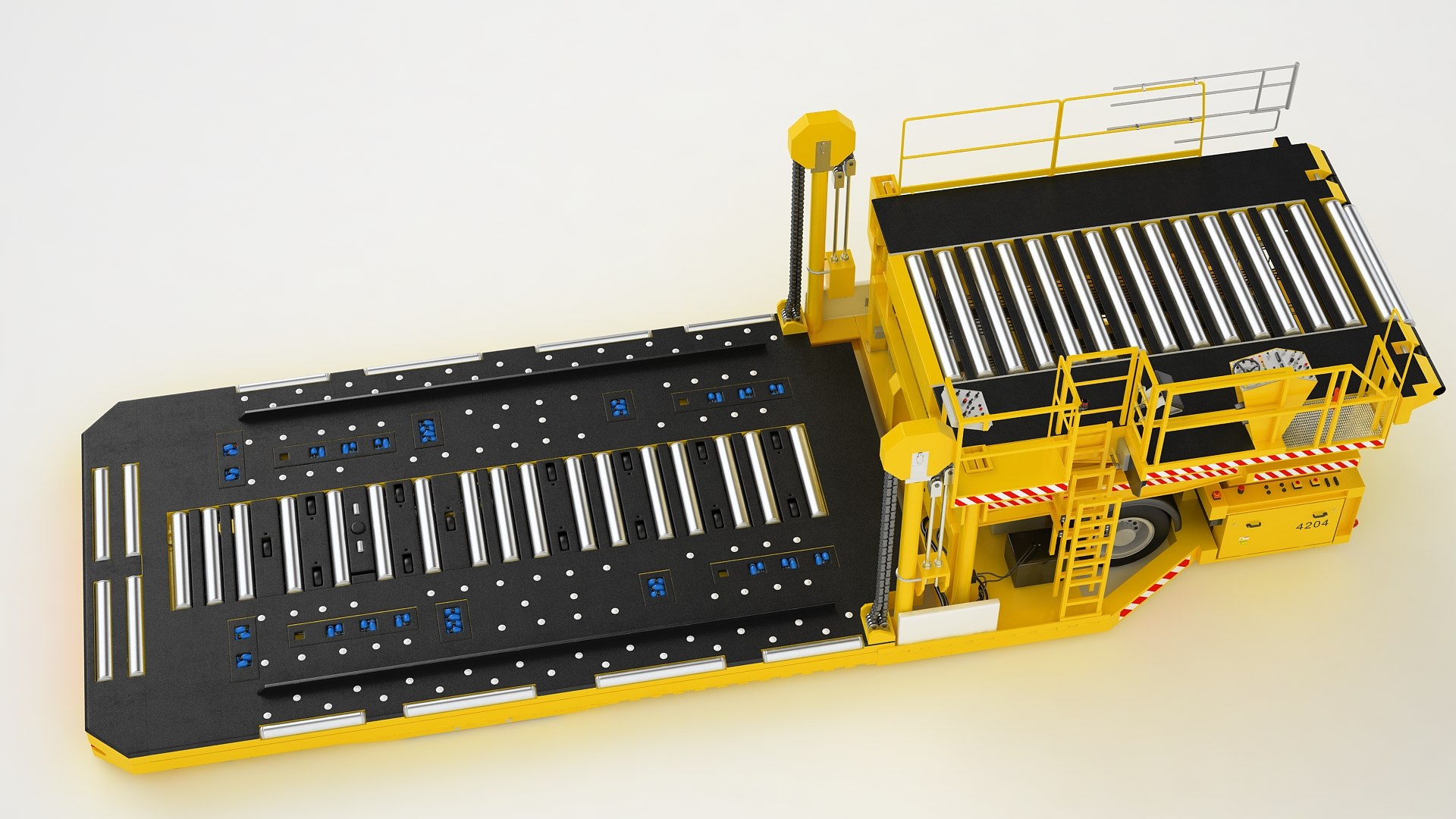 3D aircraft loader baggage model - TurboSquid 1632132