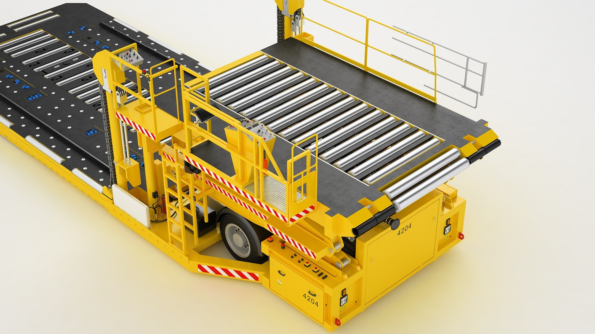 3D aircraft loader baggage model - TurboSquid 1632132