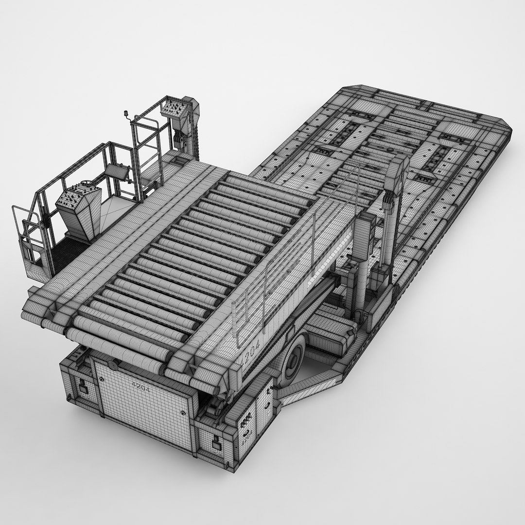 3D aircraft loader baggage model - TurboSquid 1632132