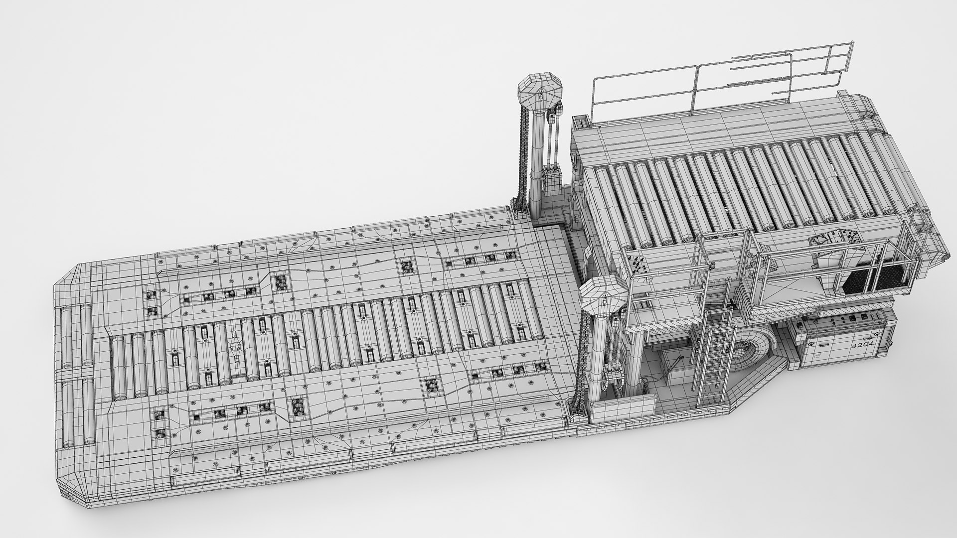 3D aircraft loader baggage model - TurboSquid 1632132