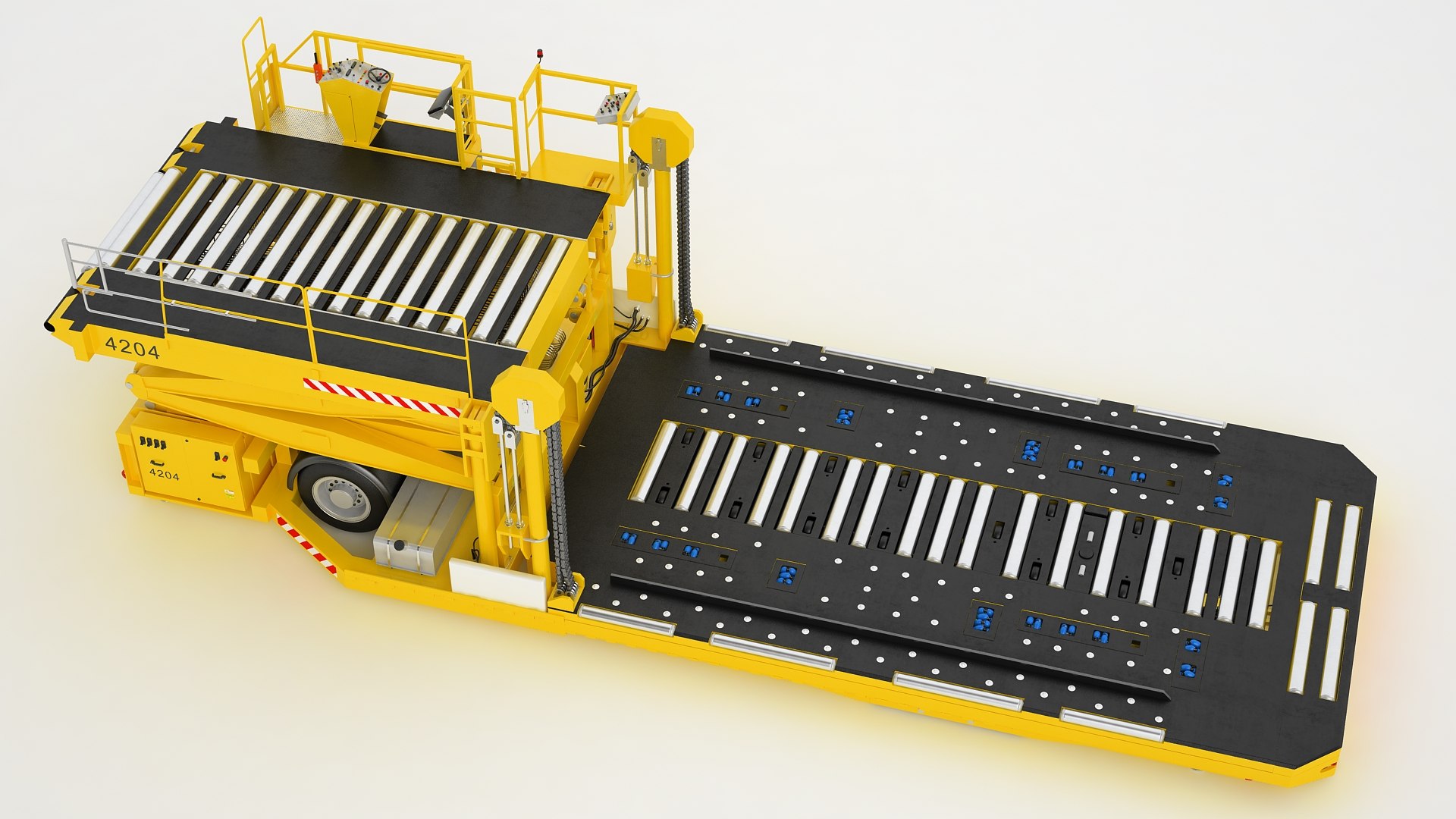 3D aircraft loader baggage model - TurboSquid 1632132