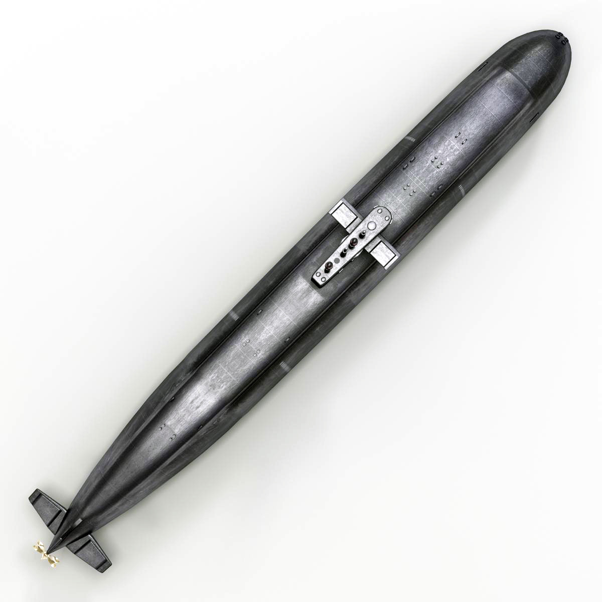 russian lada class submarine 3d 3ds