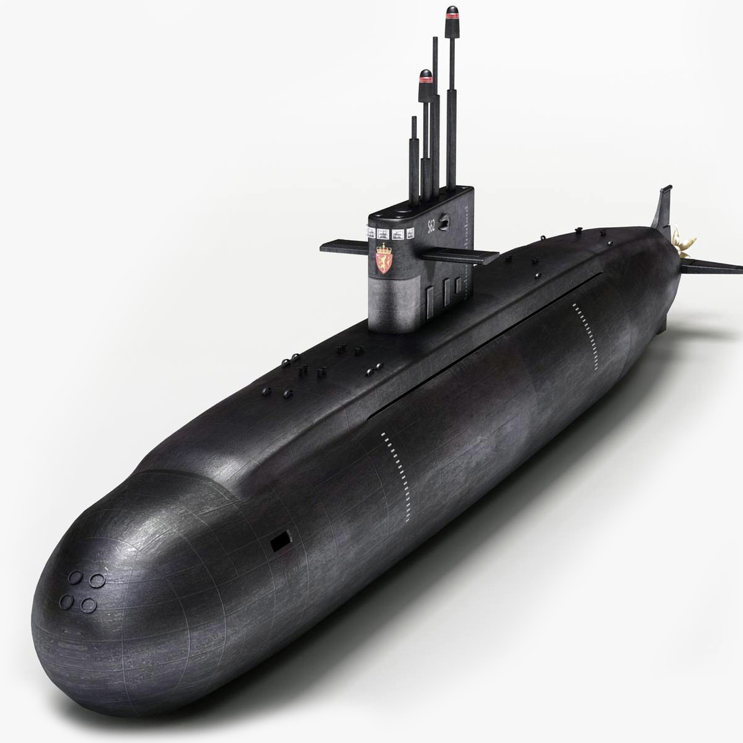 russian lada class submarine 3d 3ds