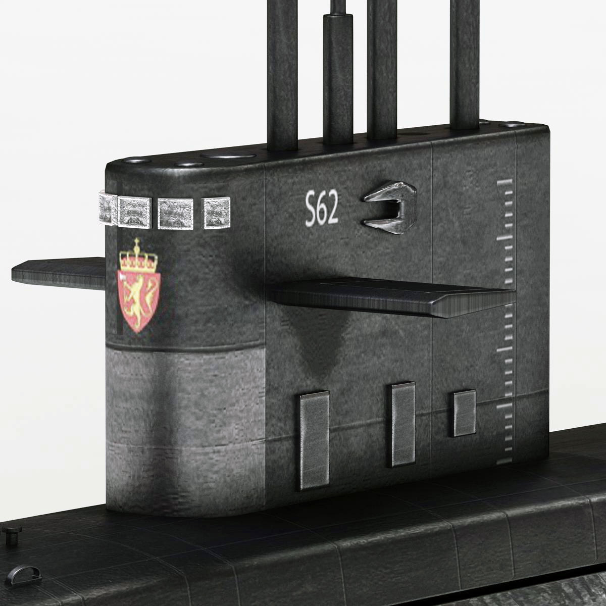 russian lada class submarine 3d 3ds