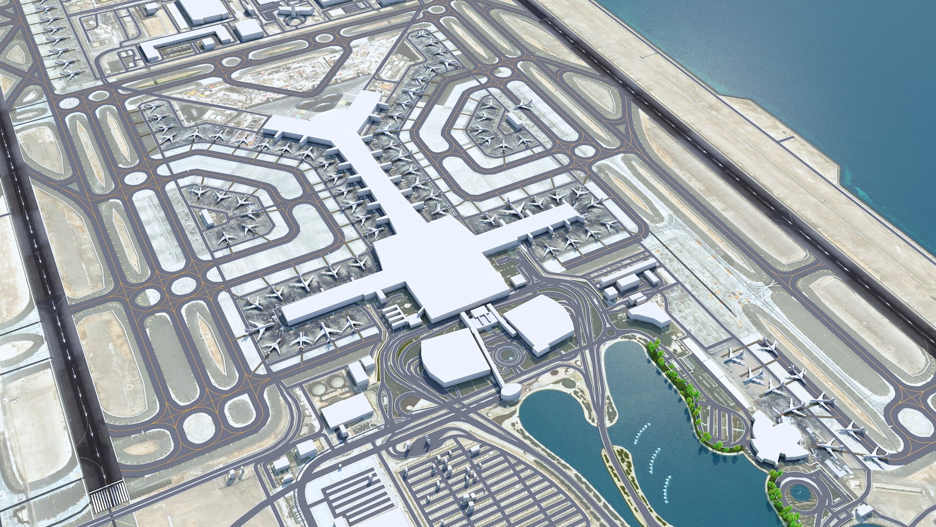 3D Doha Hamad Airport - TurboSquid 2005134