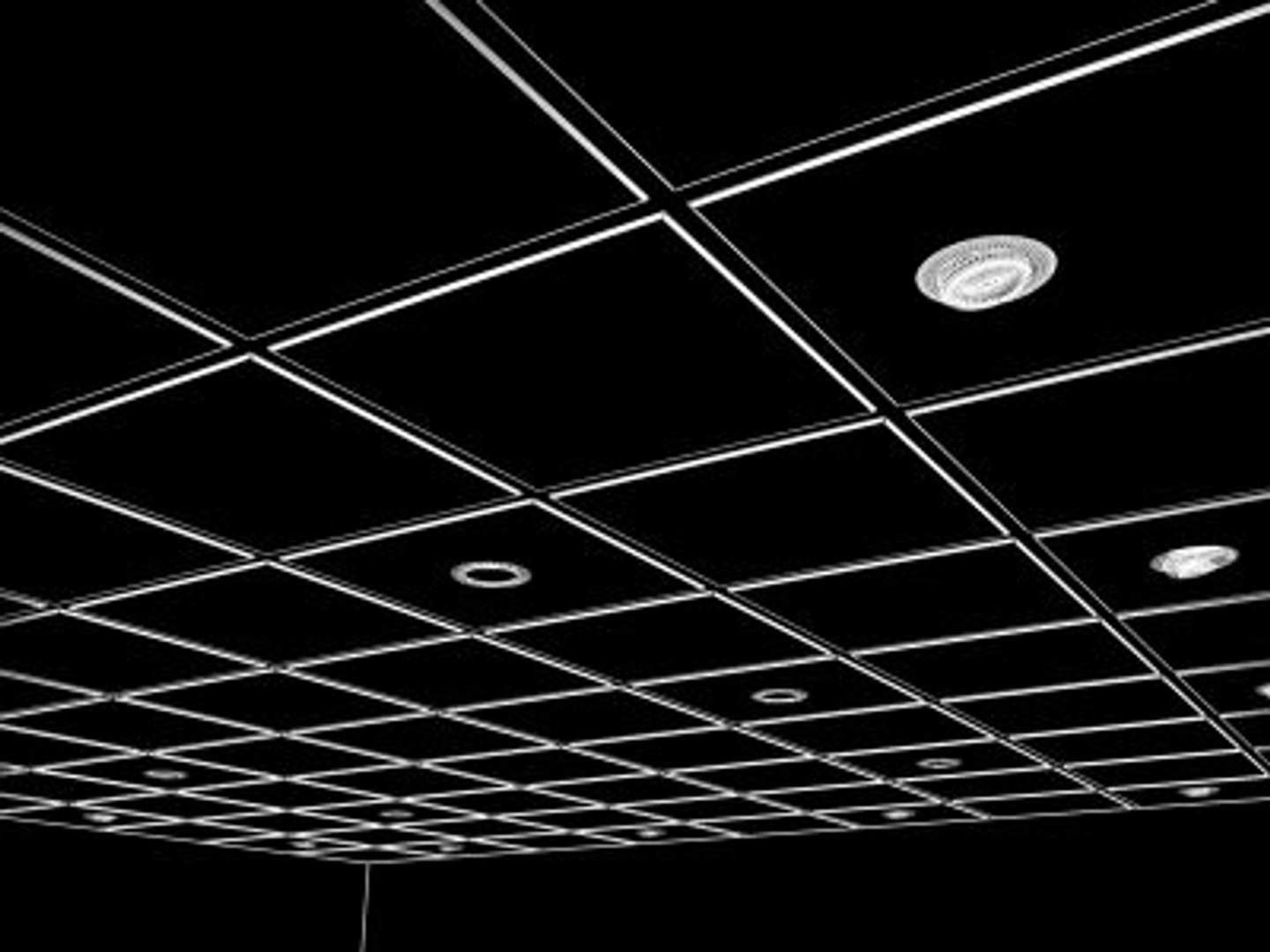 3d Model Realistic Ceiling Tiles Spot