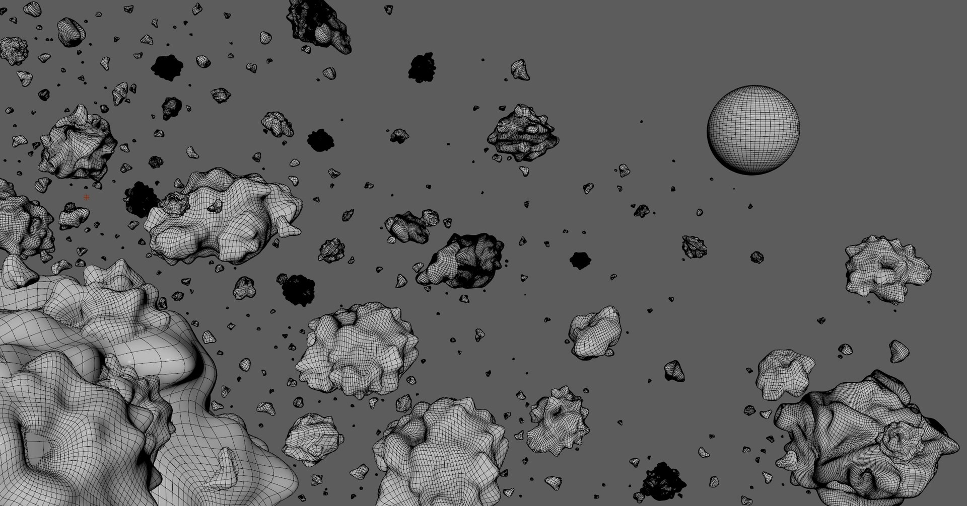 3D Asteroid Galaxy Model - TurboSquid 1499141