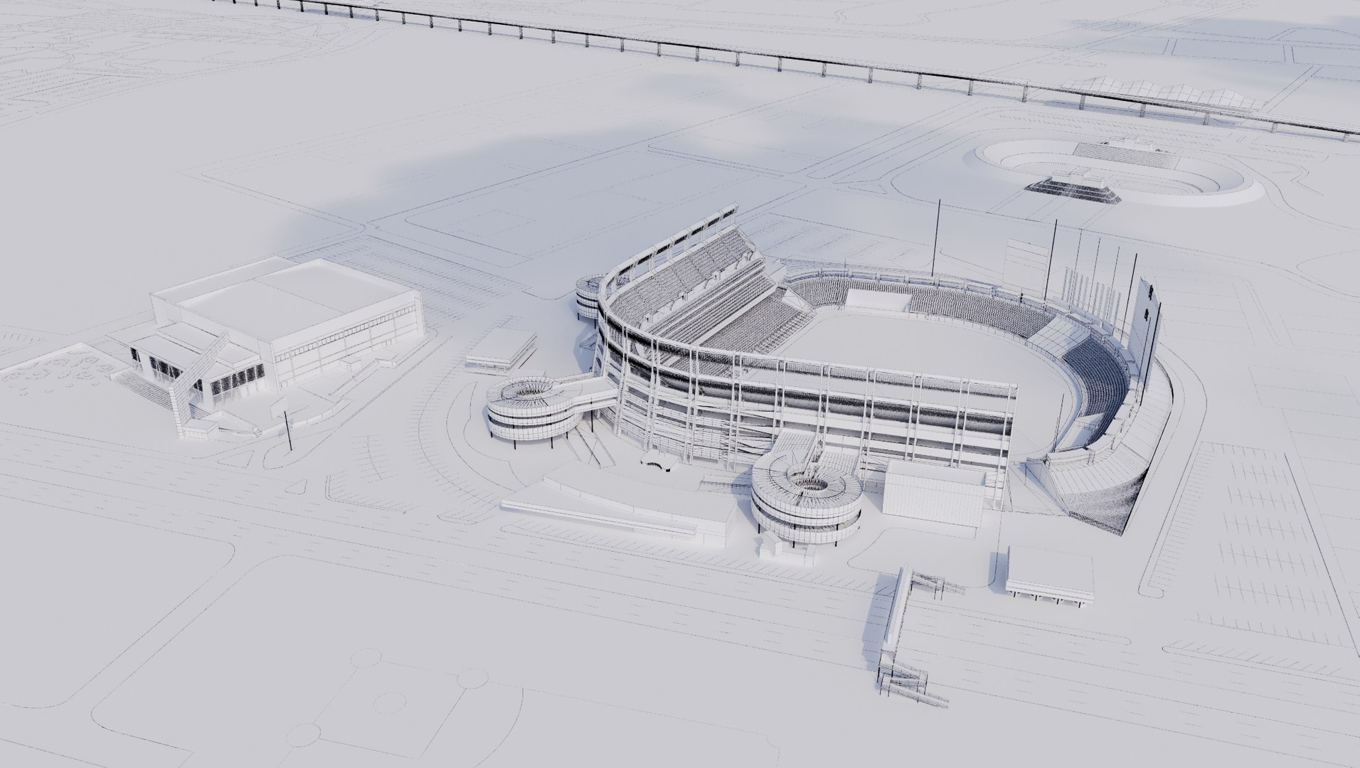 Monterrey Baseball Stadium 3D Model - TurboSquid 2413519