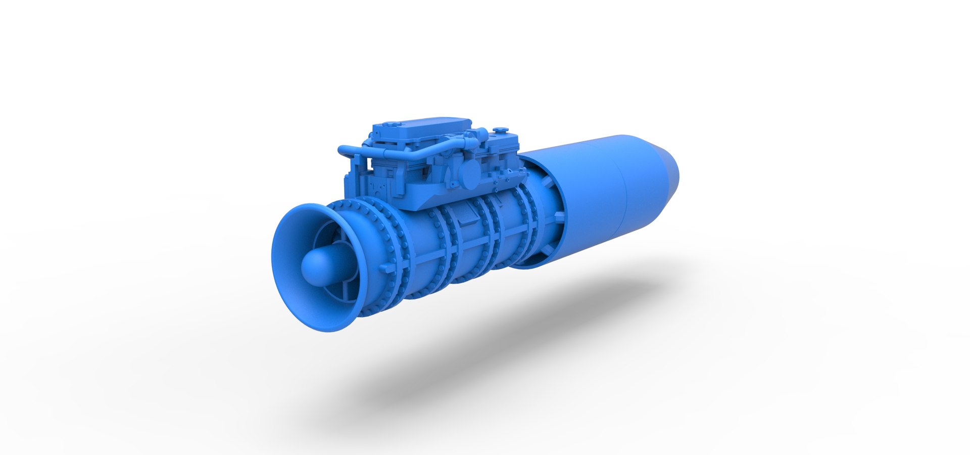 Diecast Jet Engine 8 Scale 1 To 25 3D - TurboSquid 2253942