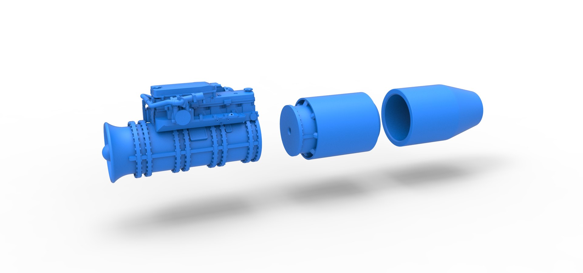 Diecast Jet Engine 8 Scale 1 To 25 3D - TurboSquid 2253942