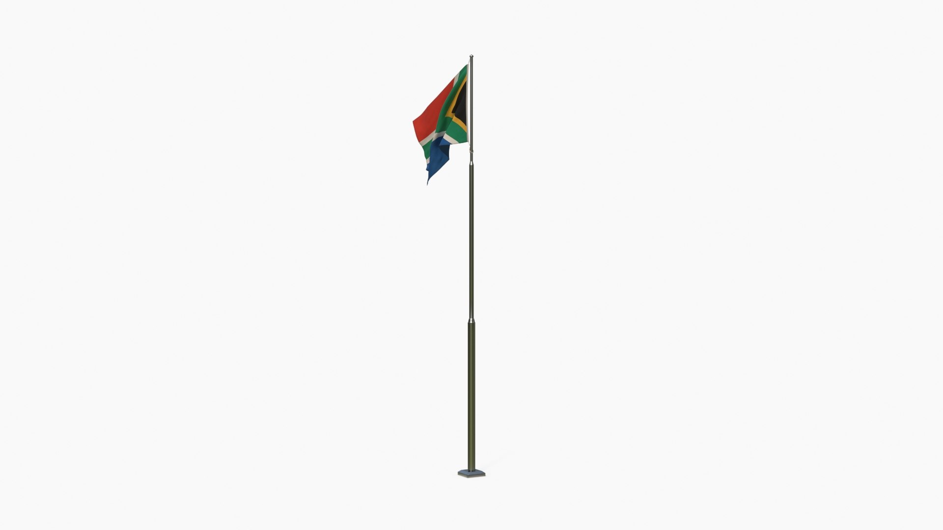 3D Animated South Africa Flag - TurboSquid 1799018
