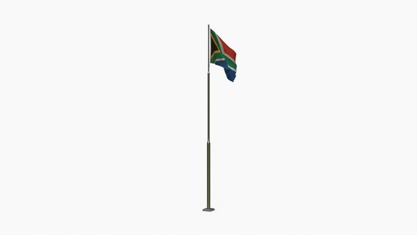 3D Animated South Africa Flag - TurboSquid 1799018