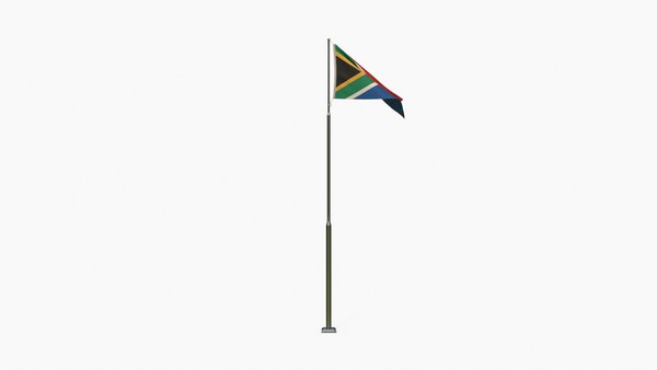 3D Animated South Africa Flag - TurboSquid 1799018