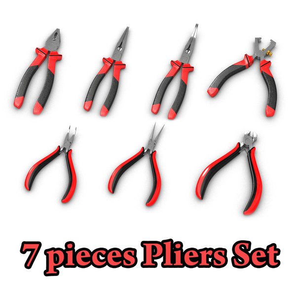 3d model of tweezers pliers