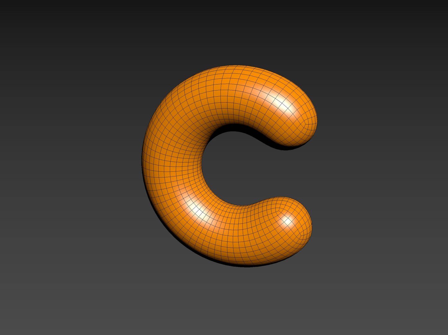3D C Alphabet Model - TurboSquid 2302201