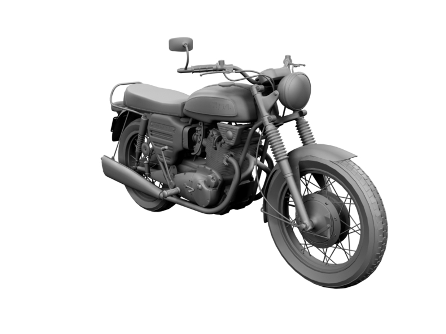 Bsa Rocket 3 1969 3d Max