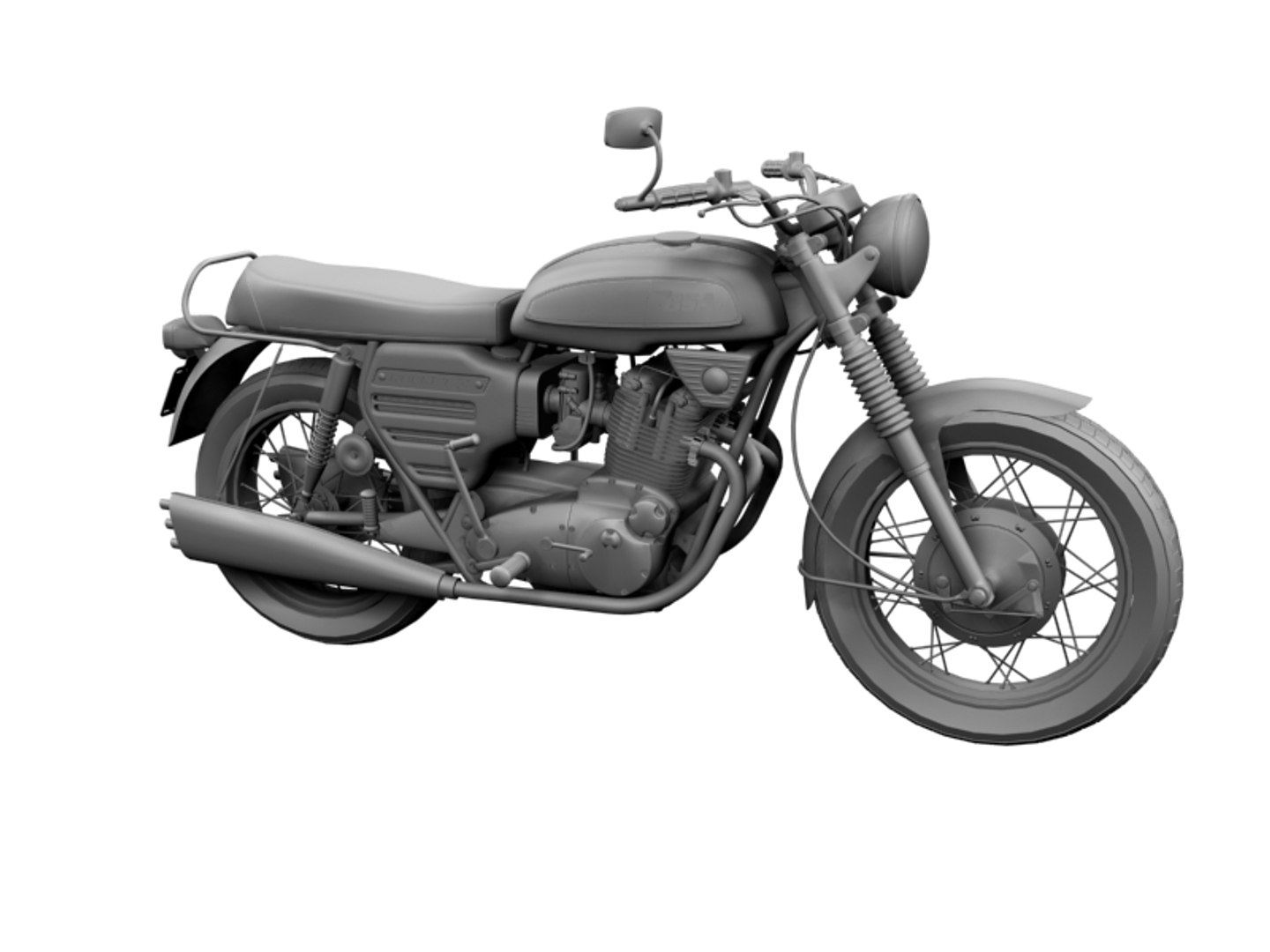 Bsa Rocket 3 1969 3d Max