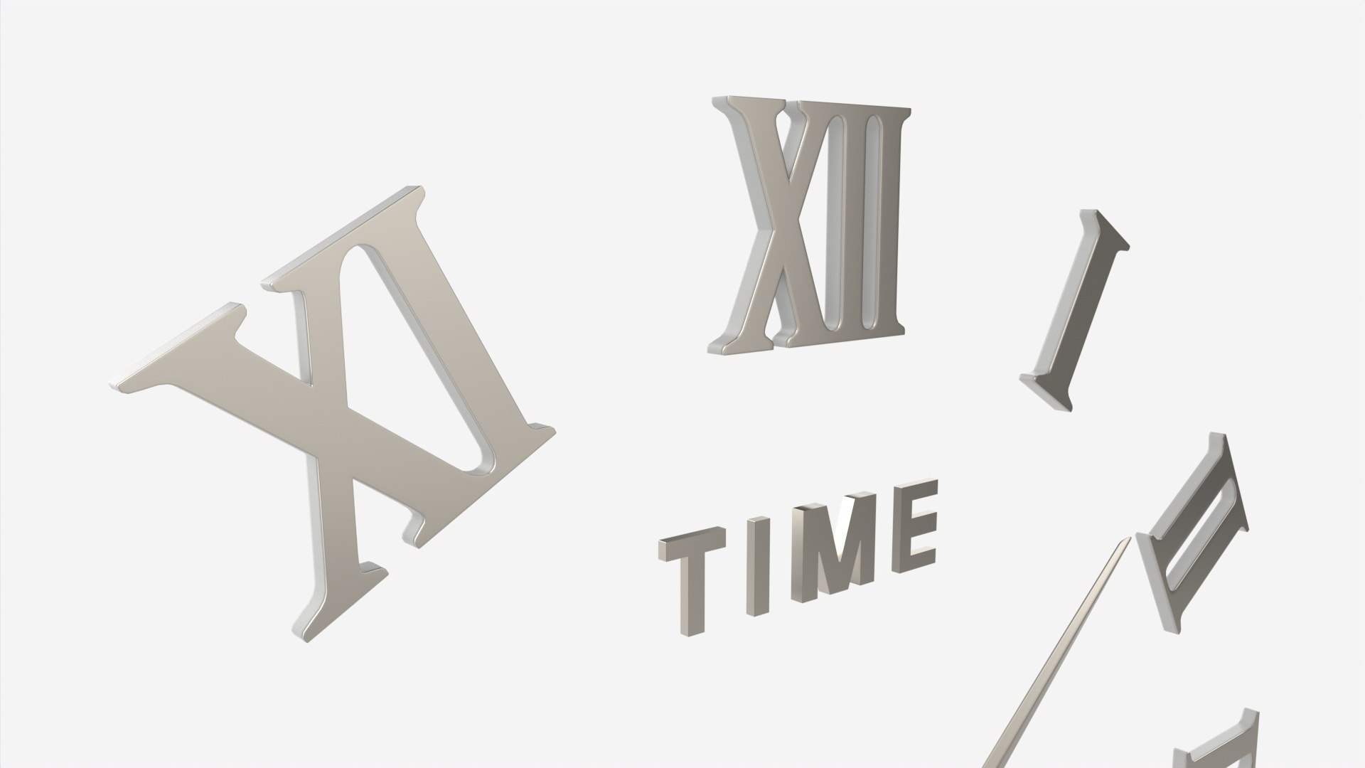 3D Modern Design Large Wall Clock 03 Model - TurboSquid 1920953