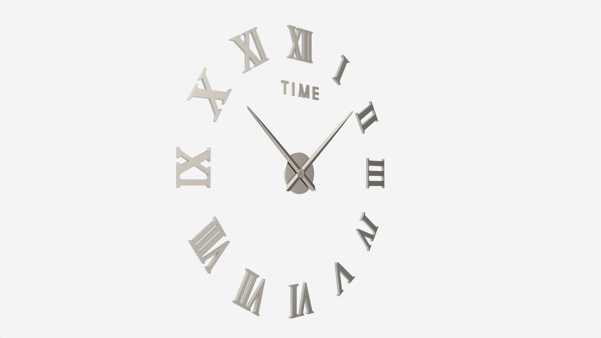 3D Modern Design Large Wall Clock 03 Model - TurboSquid 1920953