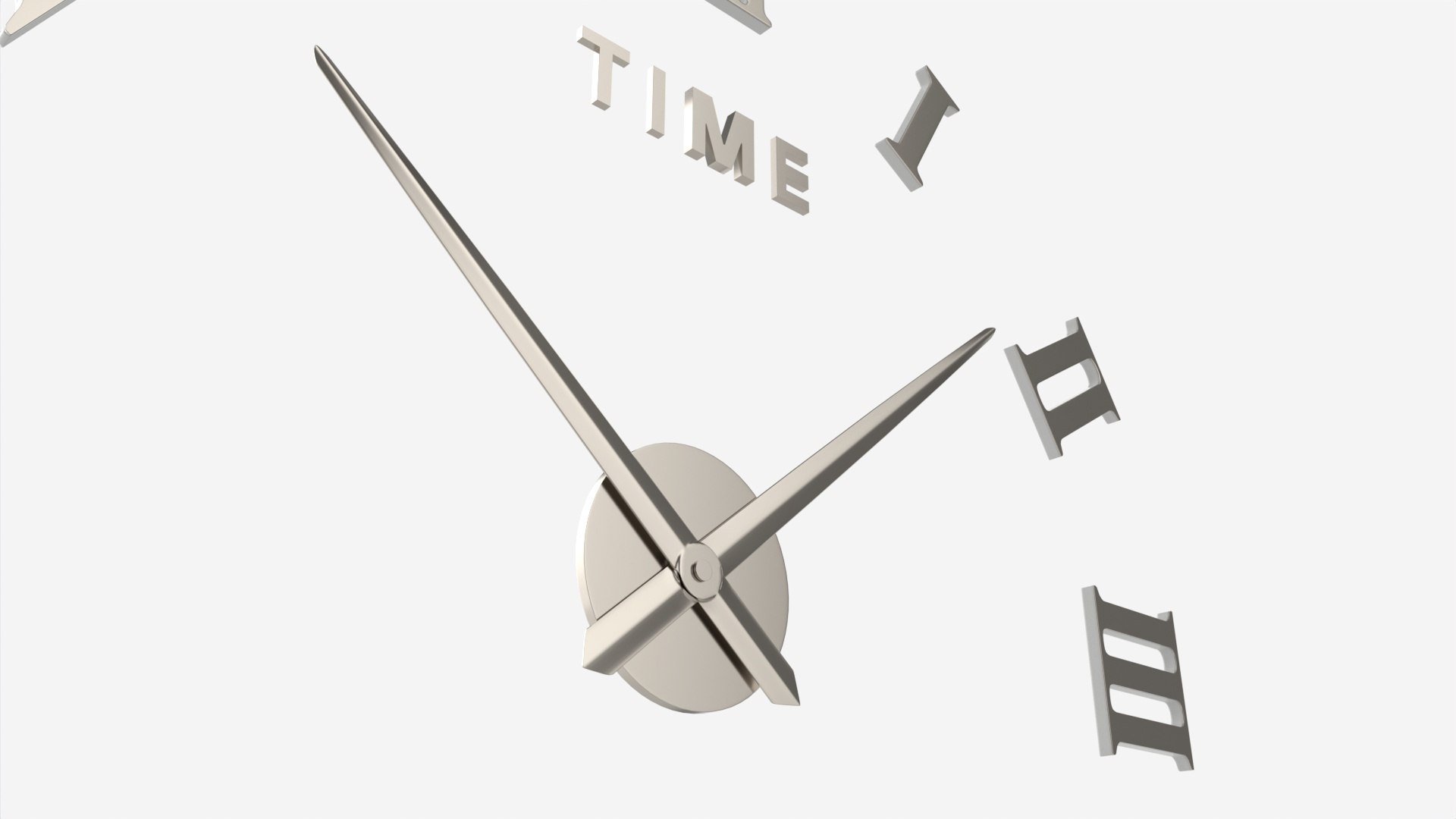 3D Modern Design Large Wall Clock 03 Model - TurboSquid 1920953