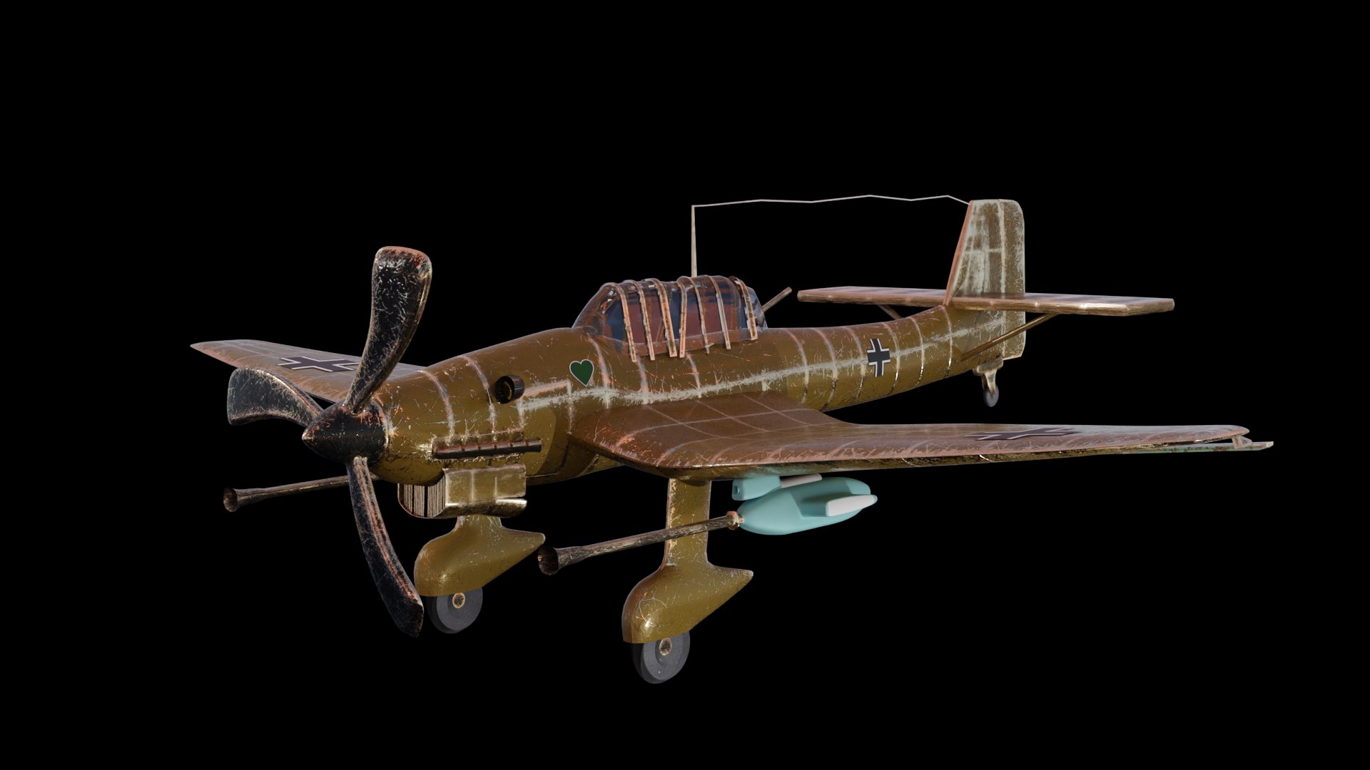 3D Ju 87 G Stuka Model - TurboSquid 2221600