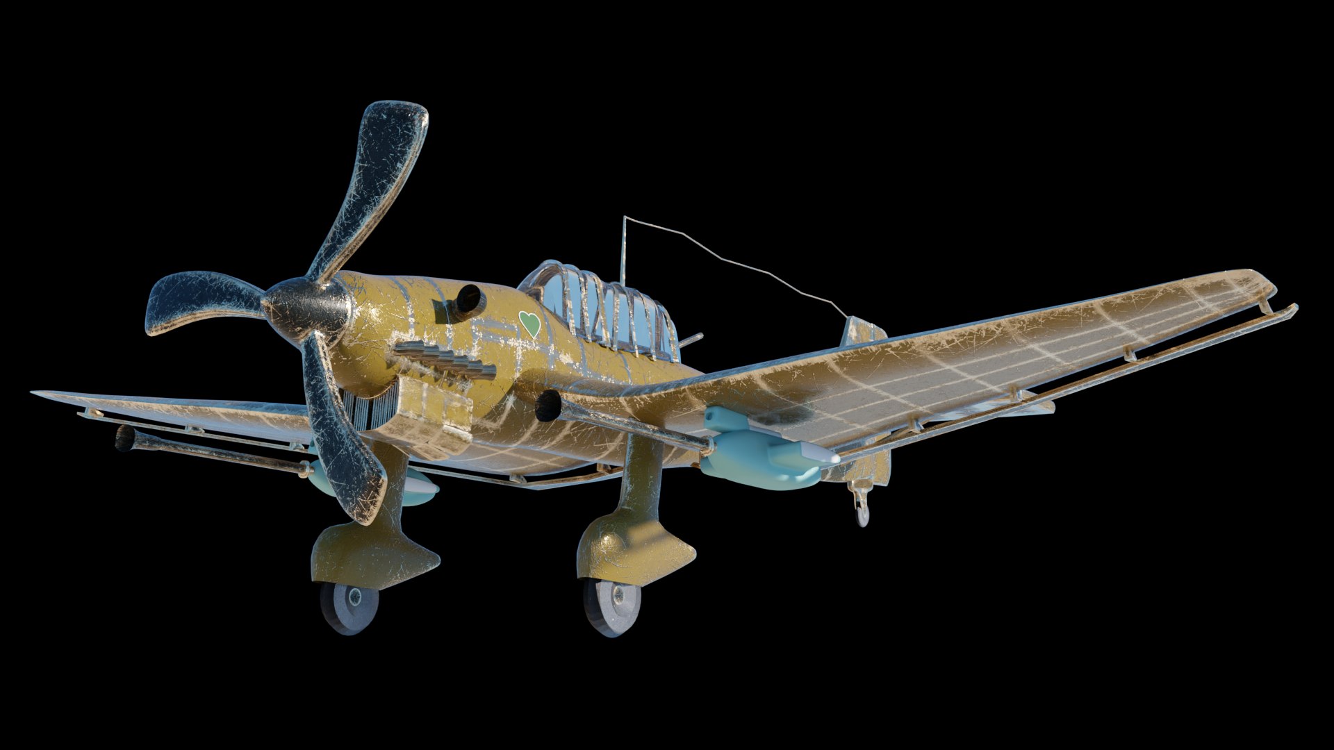 3D Ju 87 G Stuka Model - TurboSquid 2221600