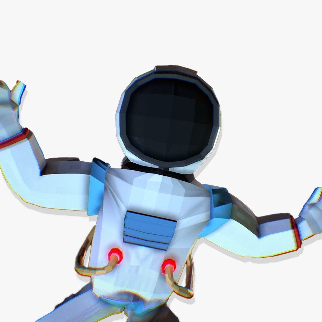 3D model Low-Poly Astronaut - TurboSquid 1882865