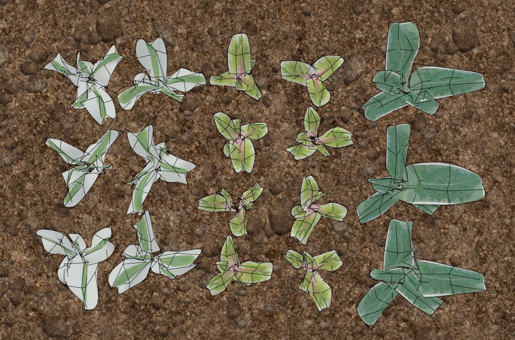 3D Pack Crops Plant Model - TurboSquid 1358045