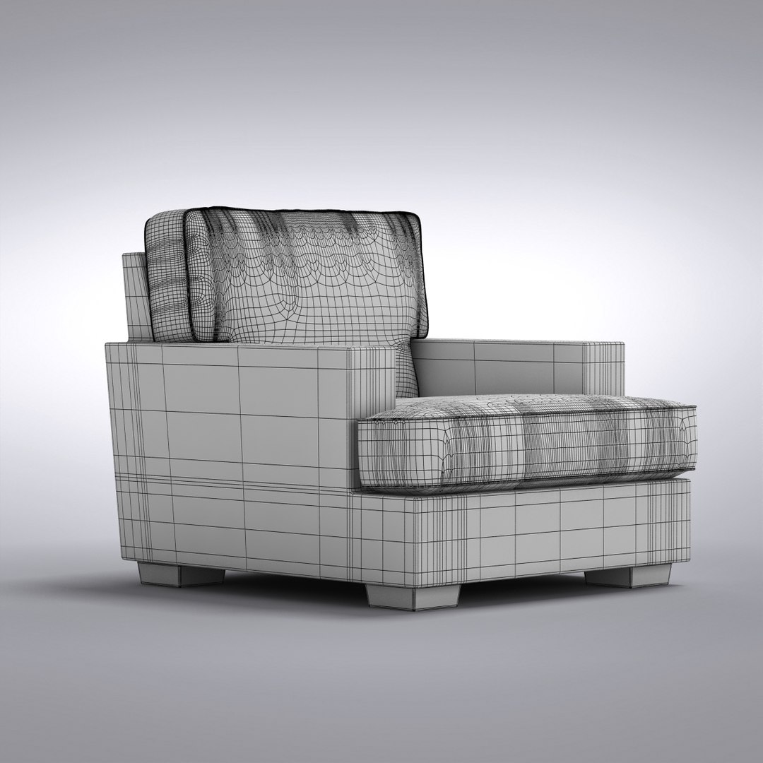 3d Model Restoration Hardware - Del