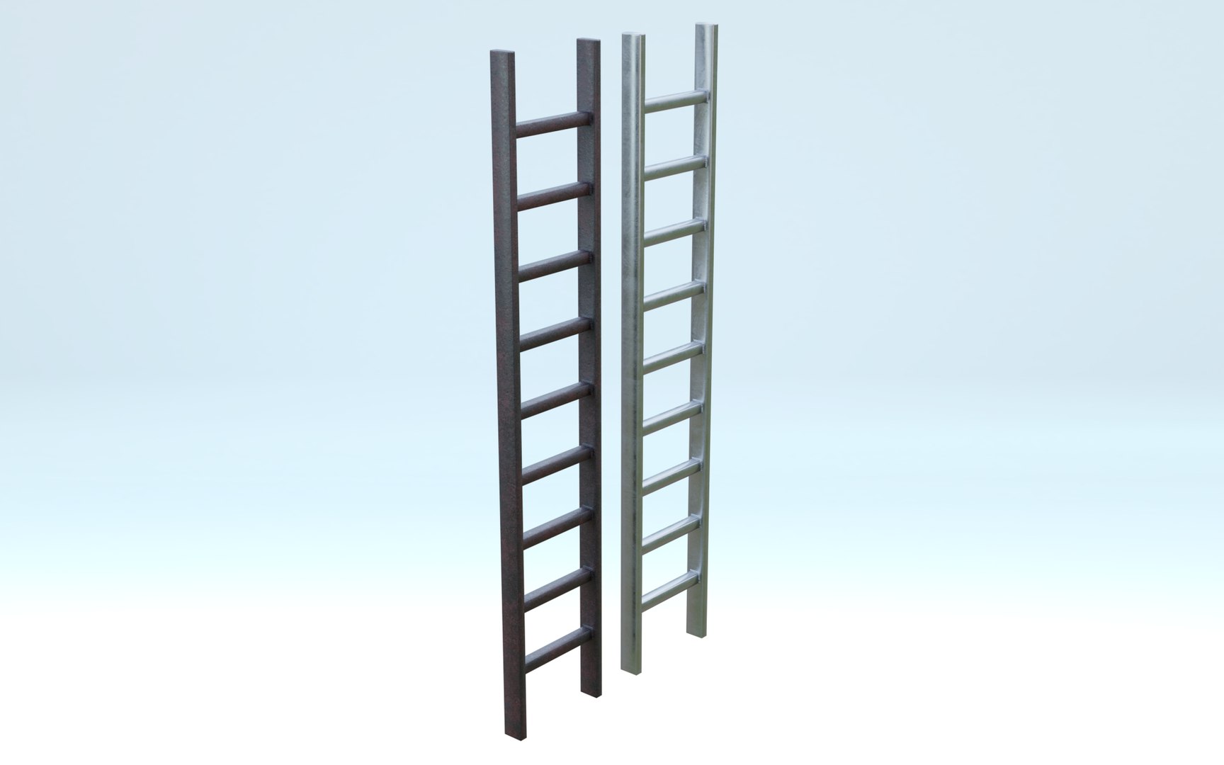 Steel Ladder 3D Model - TurboSquid 1845497
