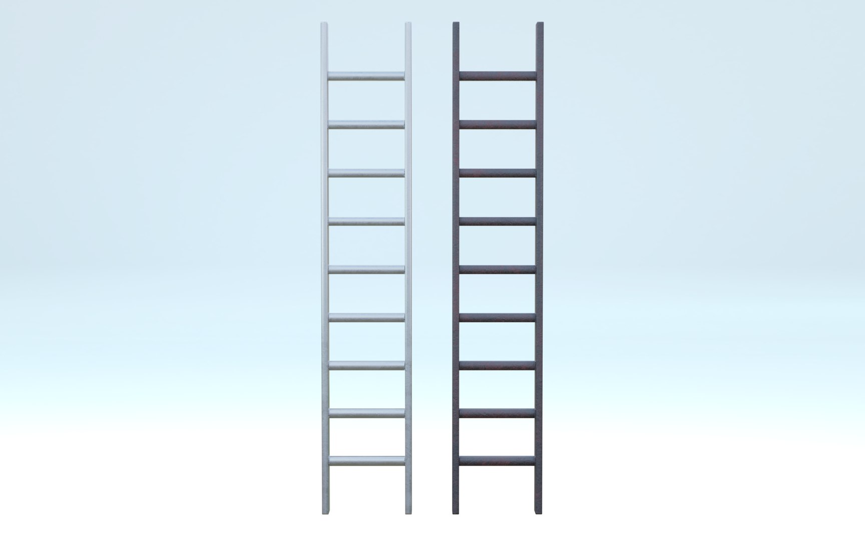 Steel Ladder 3D Model - TurboSquid 1845497