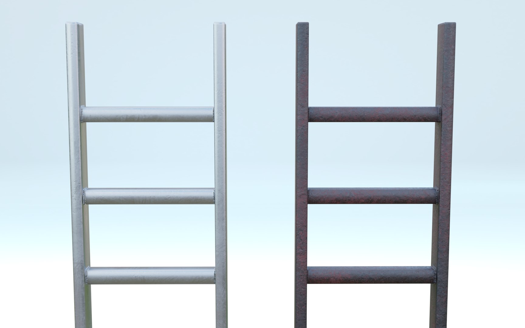 Steel Ladder 3D Model - TurboSquid 1845497