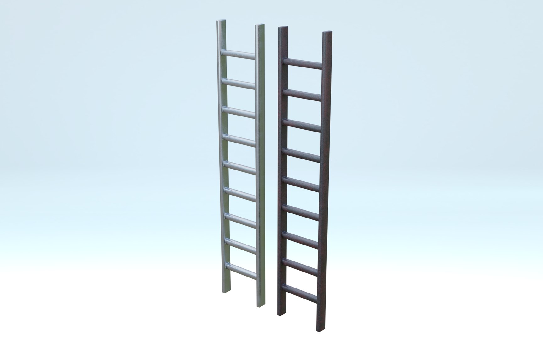 Steel Ladder 3D Model - TurboSquid 1845497