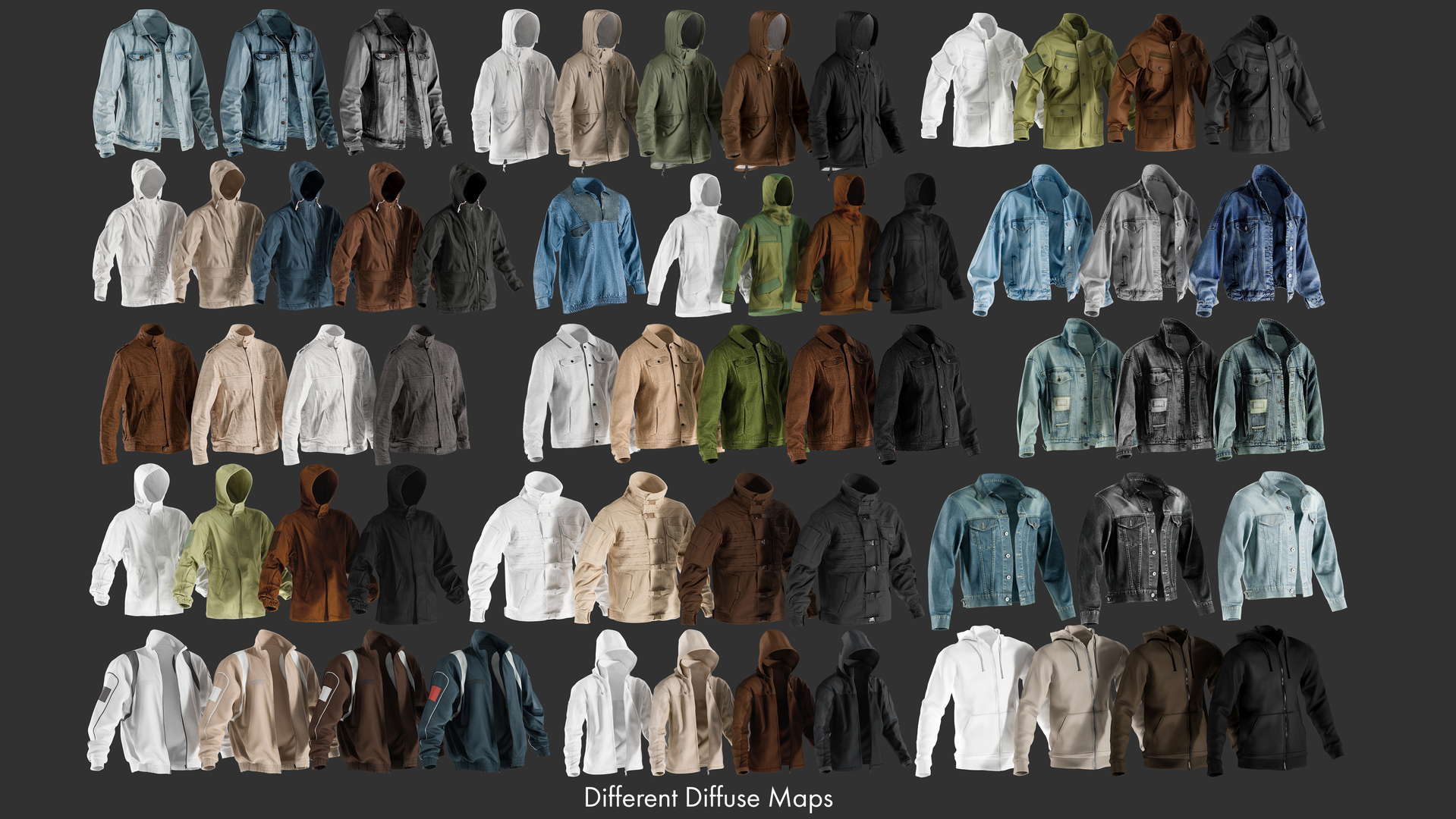 3D realistic jackets 1 coat model - TurboSquid 1651476