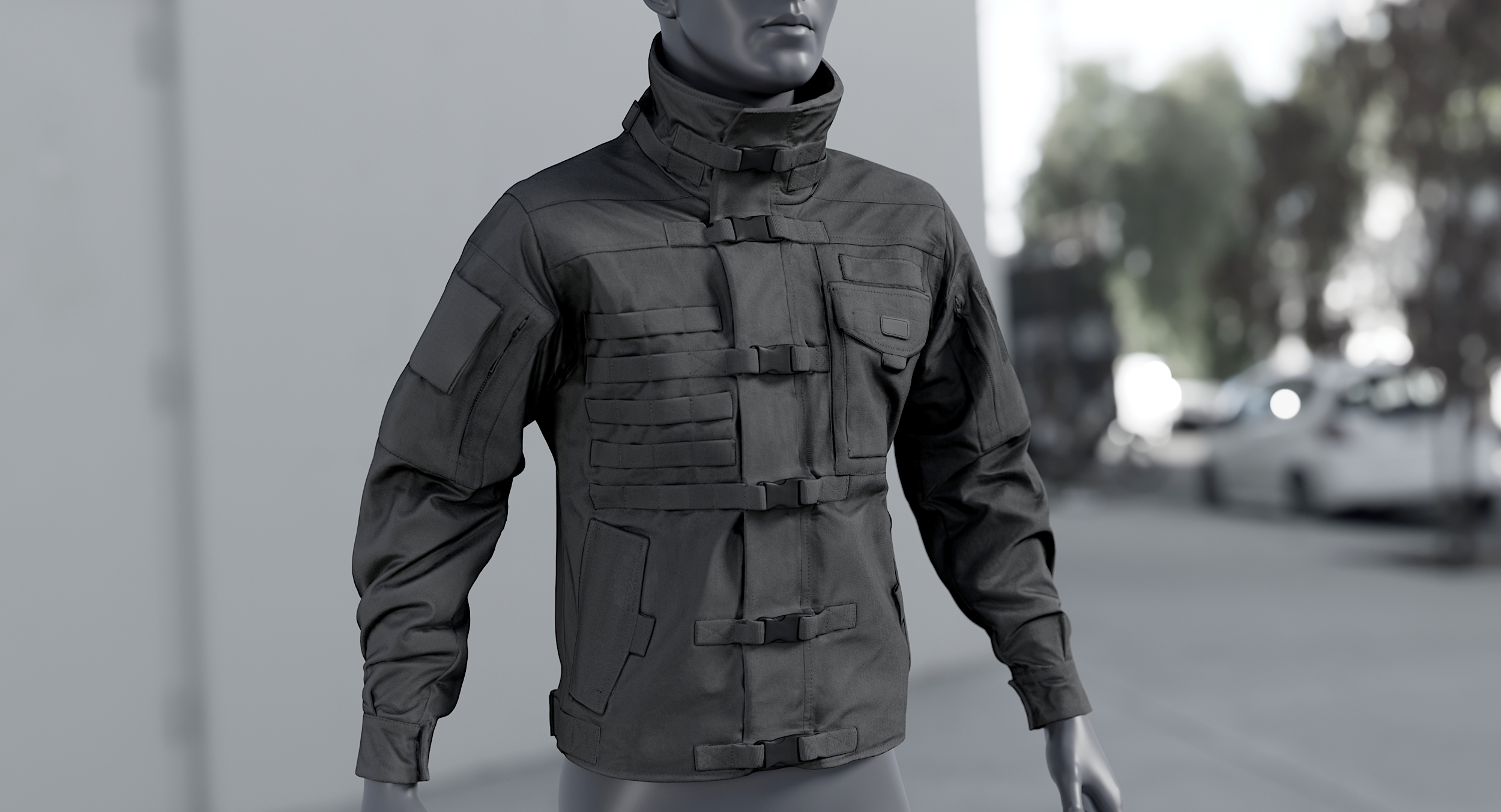 3D realistic jackets 1 coat model - TurboSquid 1651476