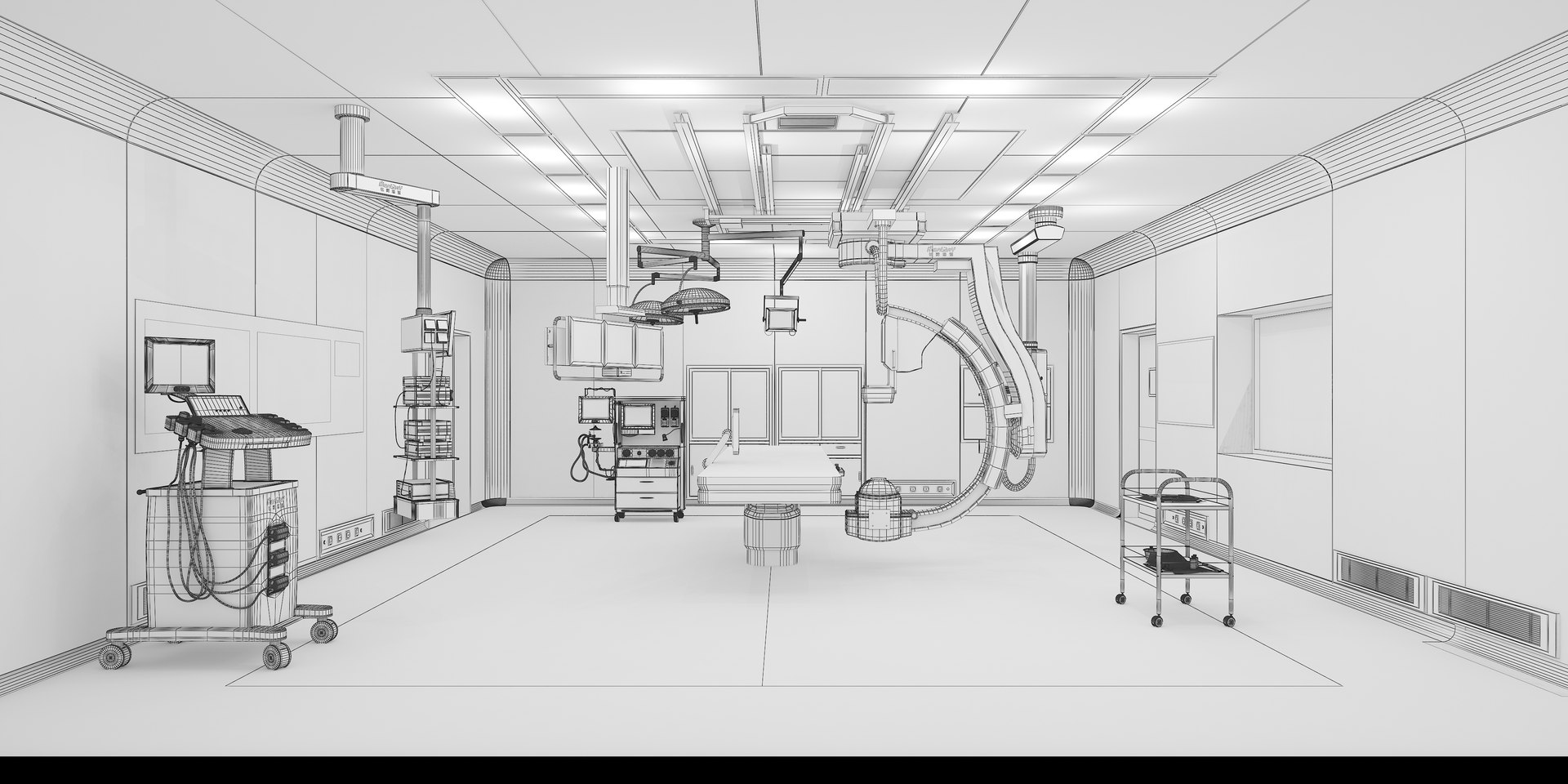 3D Medical Operating Room - TurboSquid 2283555