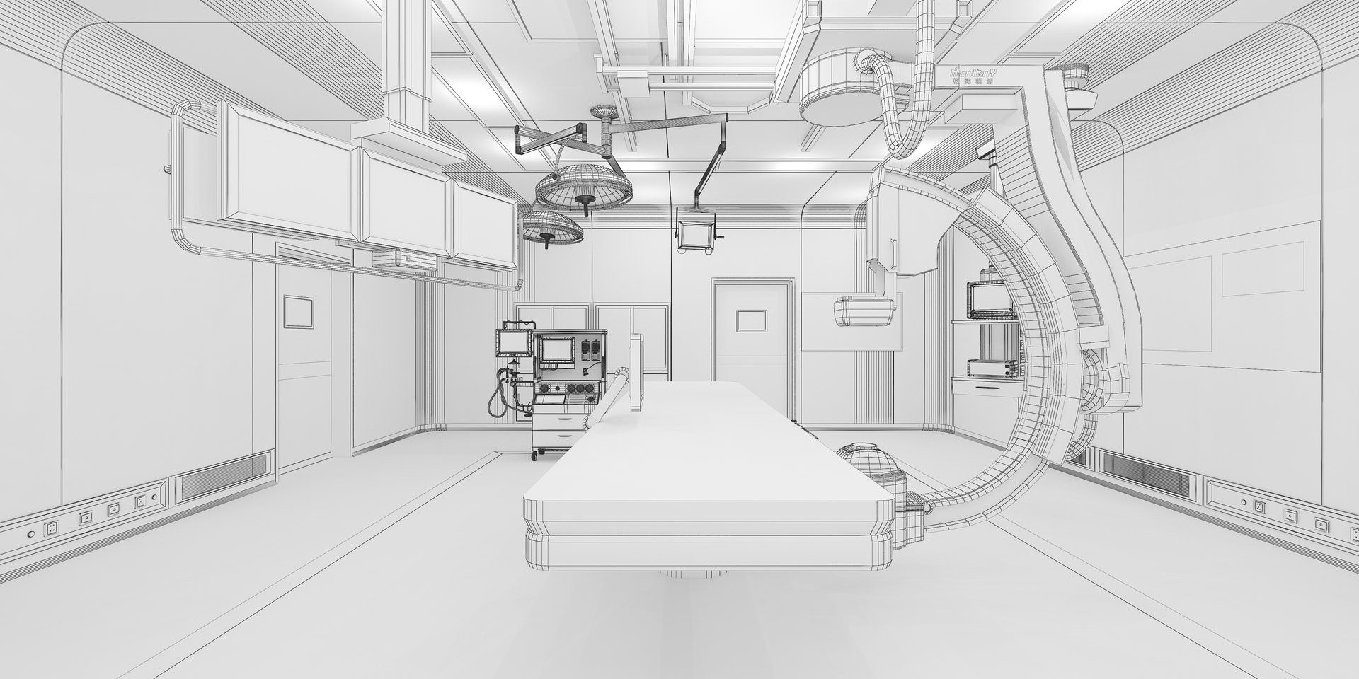 3D Medical Operating Room - TurboSquid 2283555