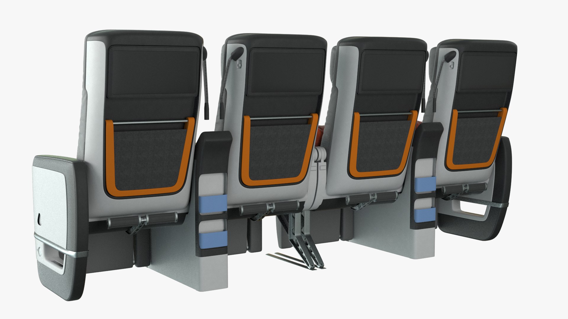 3D Premium Economy Airplane Seat Model - TurboSquid 1463656